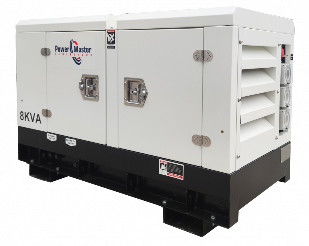 8.8 kVA HK8000S Power Master KUBOTA Powered - Power Master